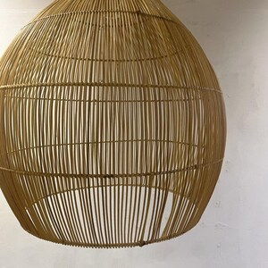 Vintage Extra Large Cane Lampshade - Etsy