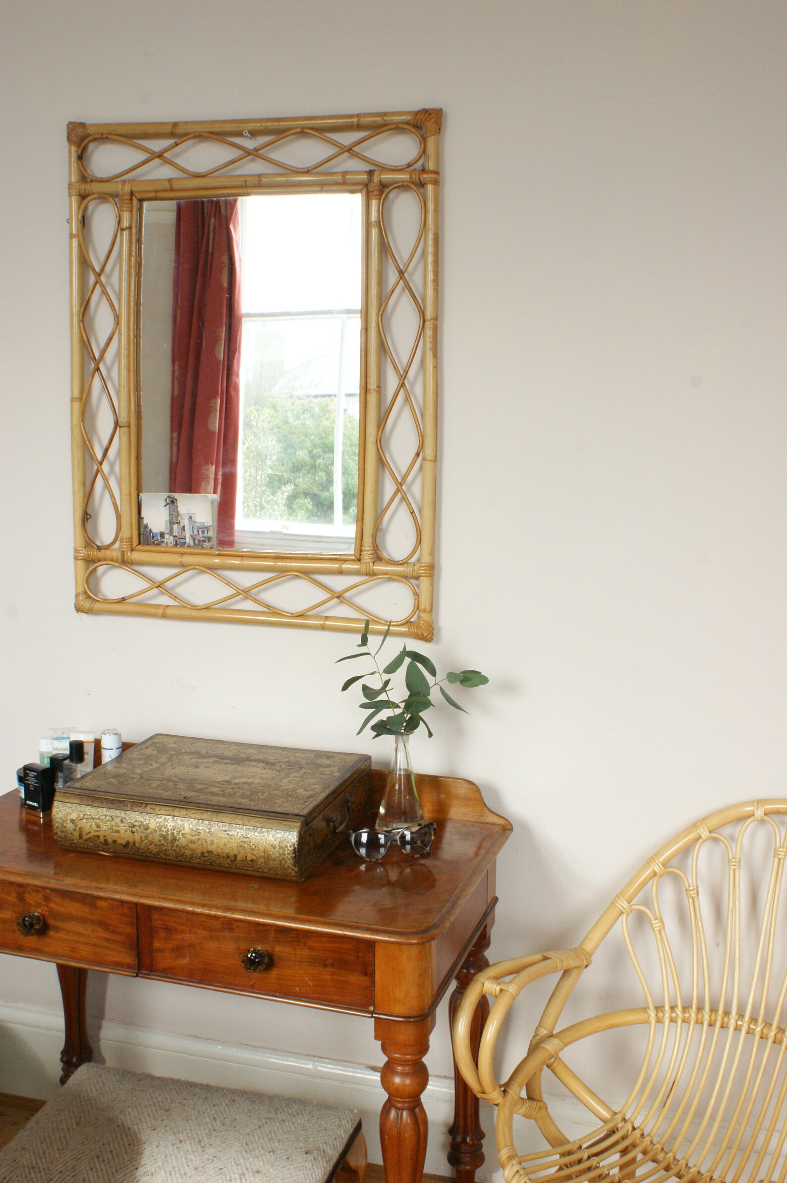 Bamboo / Cane Mirror - Etsy UK