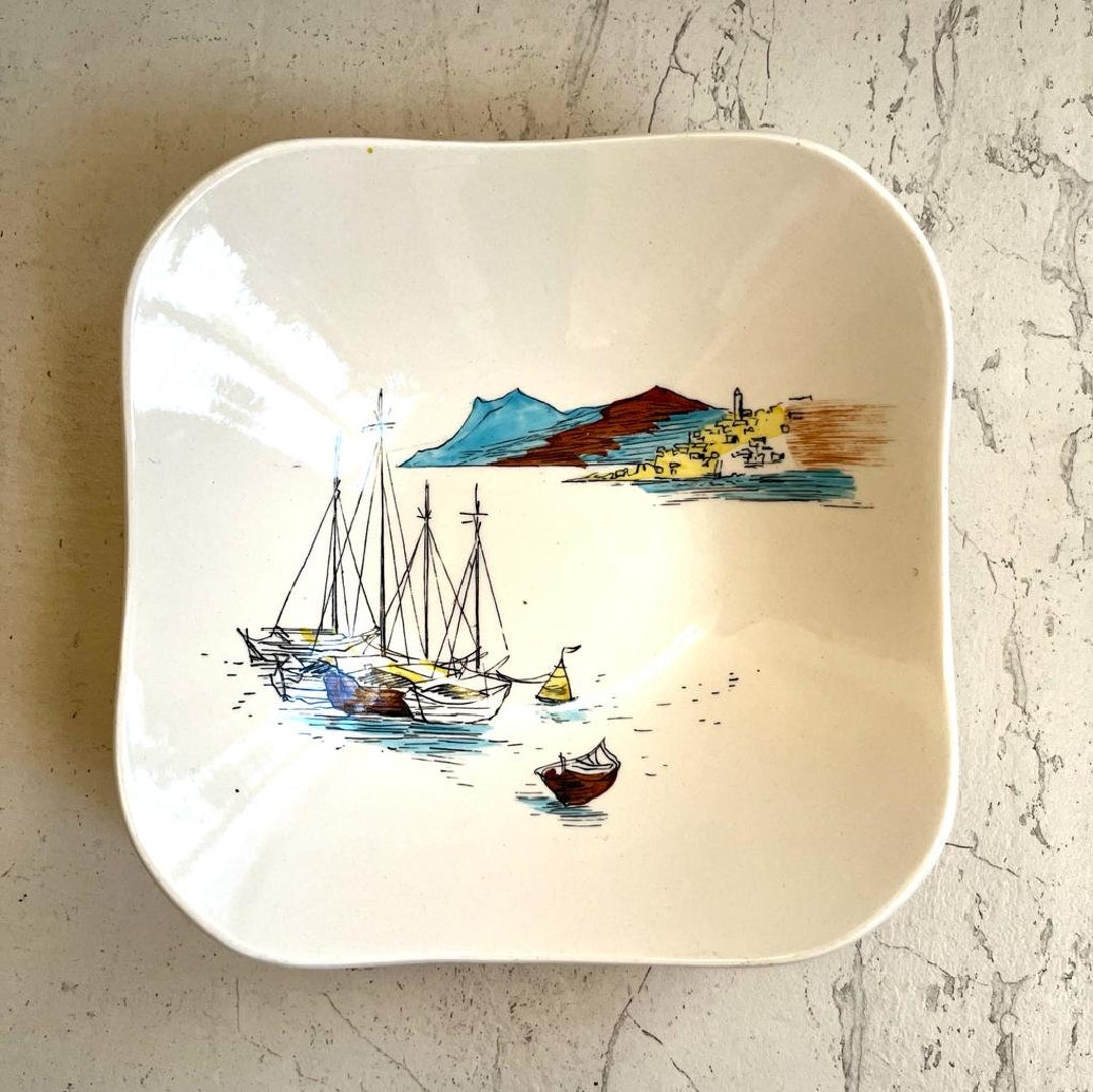 Midcentury Serving Dish by Midwinter - Cannes / Dish / Pasta Dish/ Hugh ...
