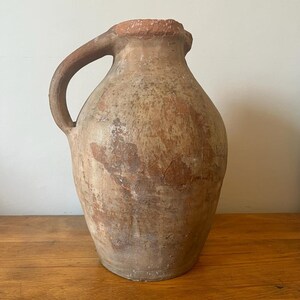 Vintage Terracotta Jug With Handle - Etsy