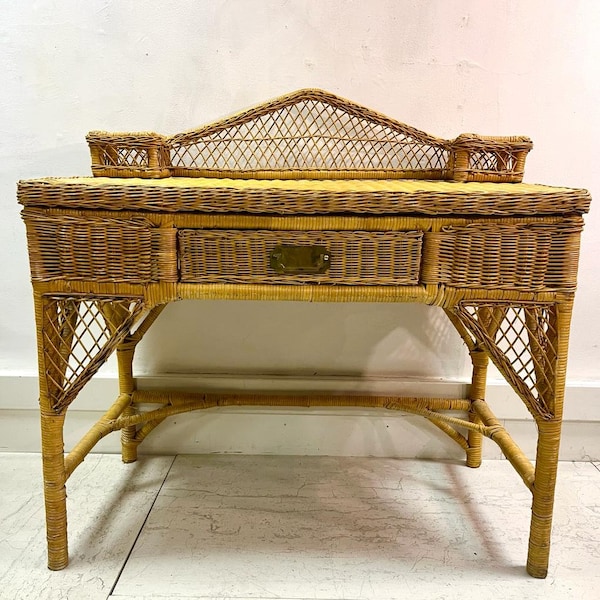 Wicker Vanity - Etsy