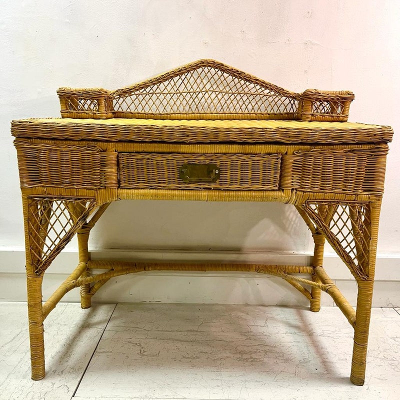 Wicker Vanity - Etsy