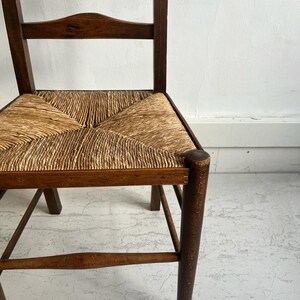 Ladder Back Chair With Rush Seat/ Seating - Etsy