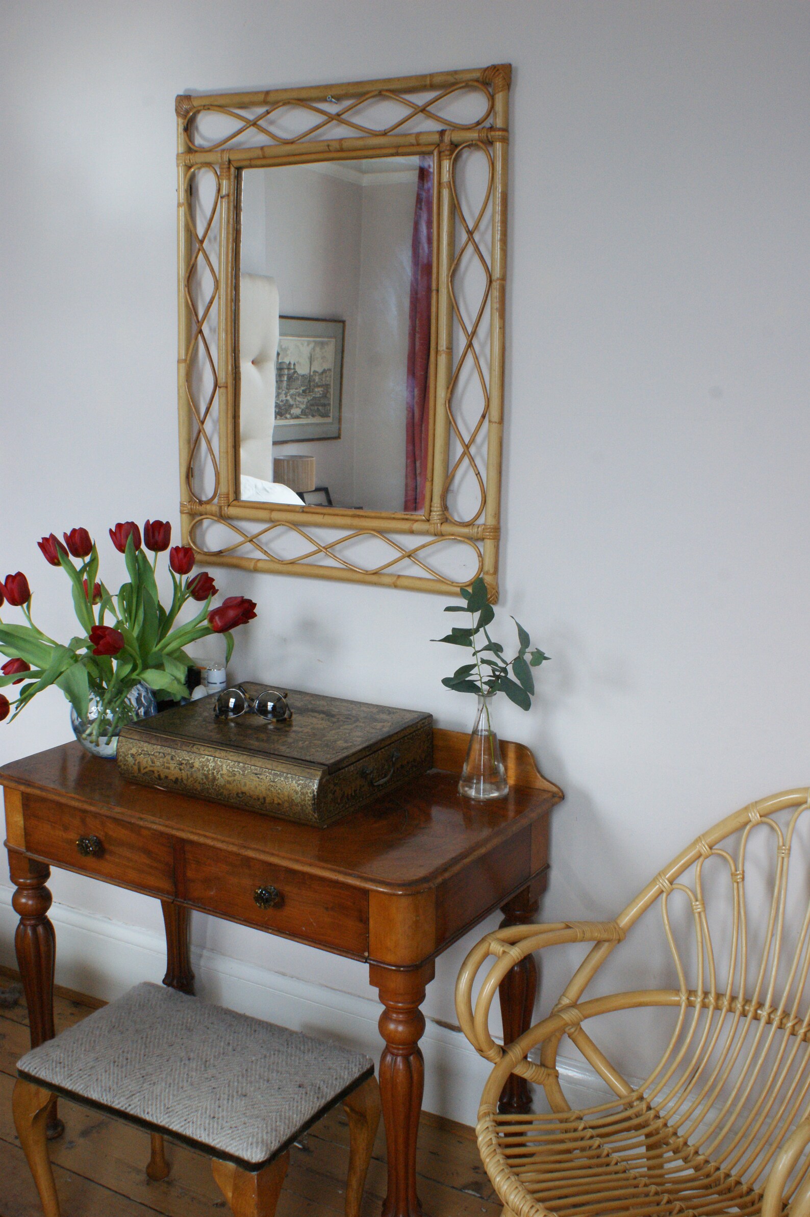 Bamboo / Cane Mirror - Etsy UK