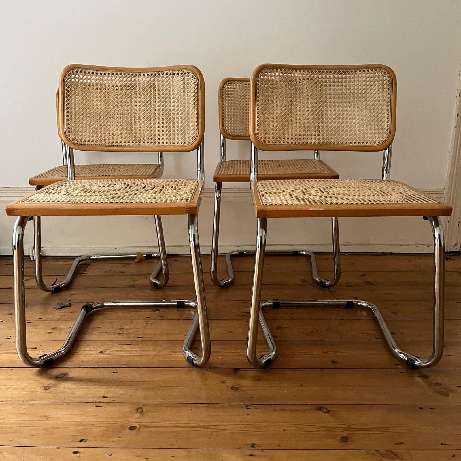 Marcel Breuer Cesca Chair cane Seat dining Chair Etsy