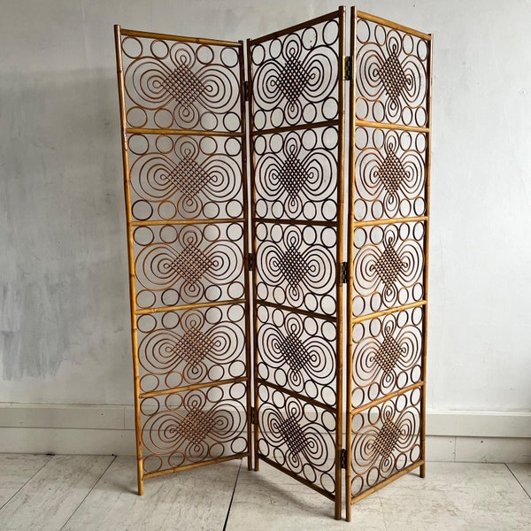 Rattan Room Divider - Etsy
