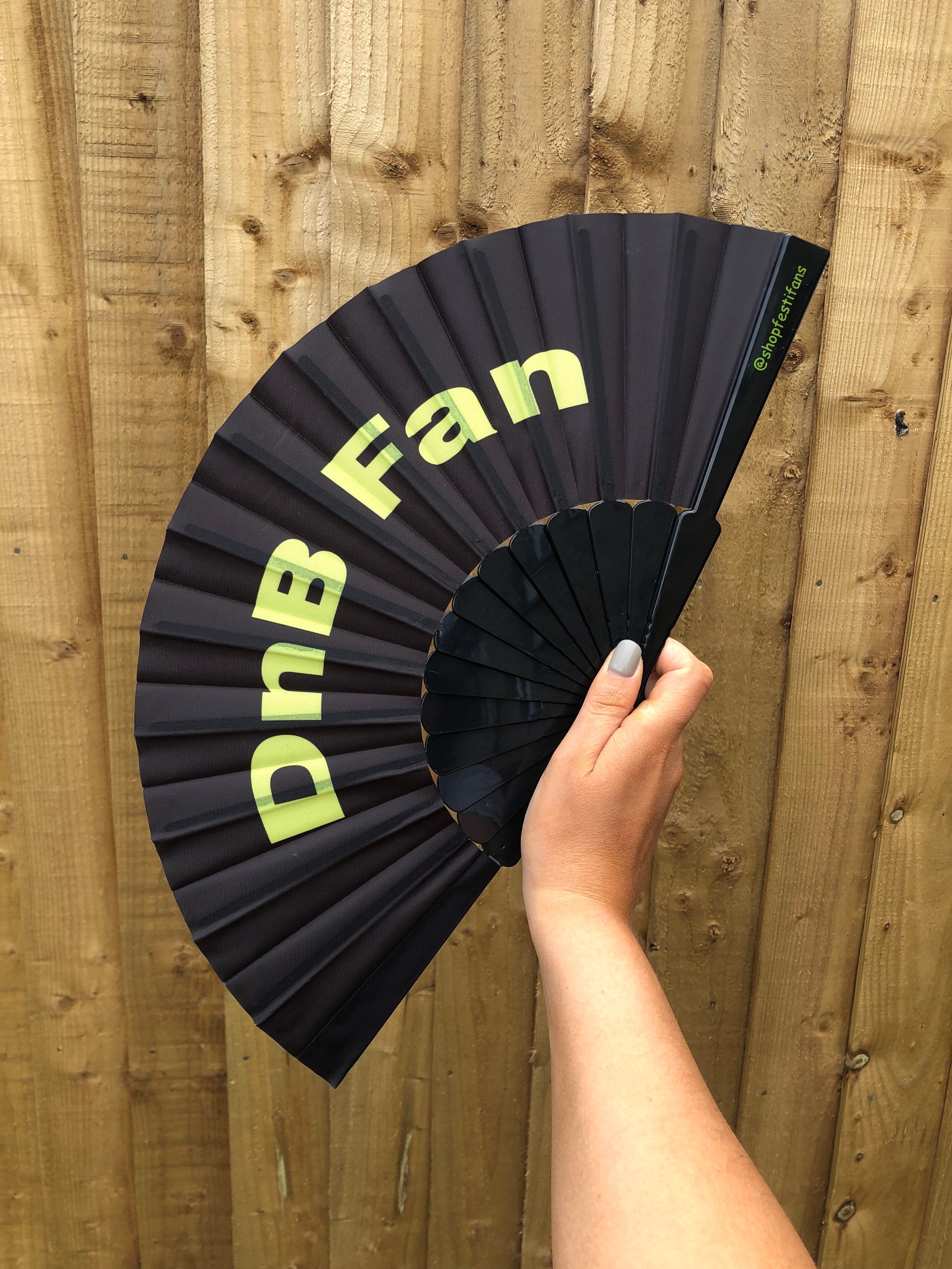 Dnb Fan / Hand Folding Fan / Rave / Festival / Party / Drum and Bass ...