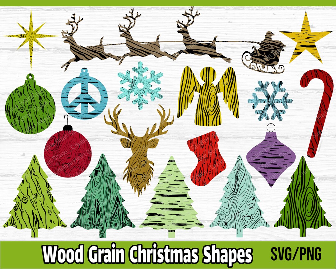 Christmas SVG Bundle, Christmas Tree SVG, Christmas Shapes Svg ...