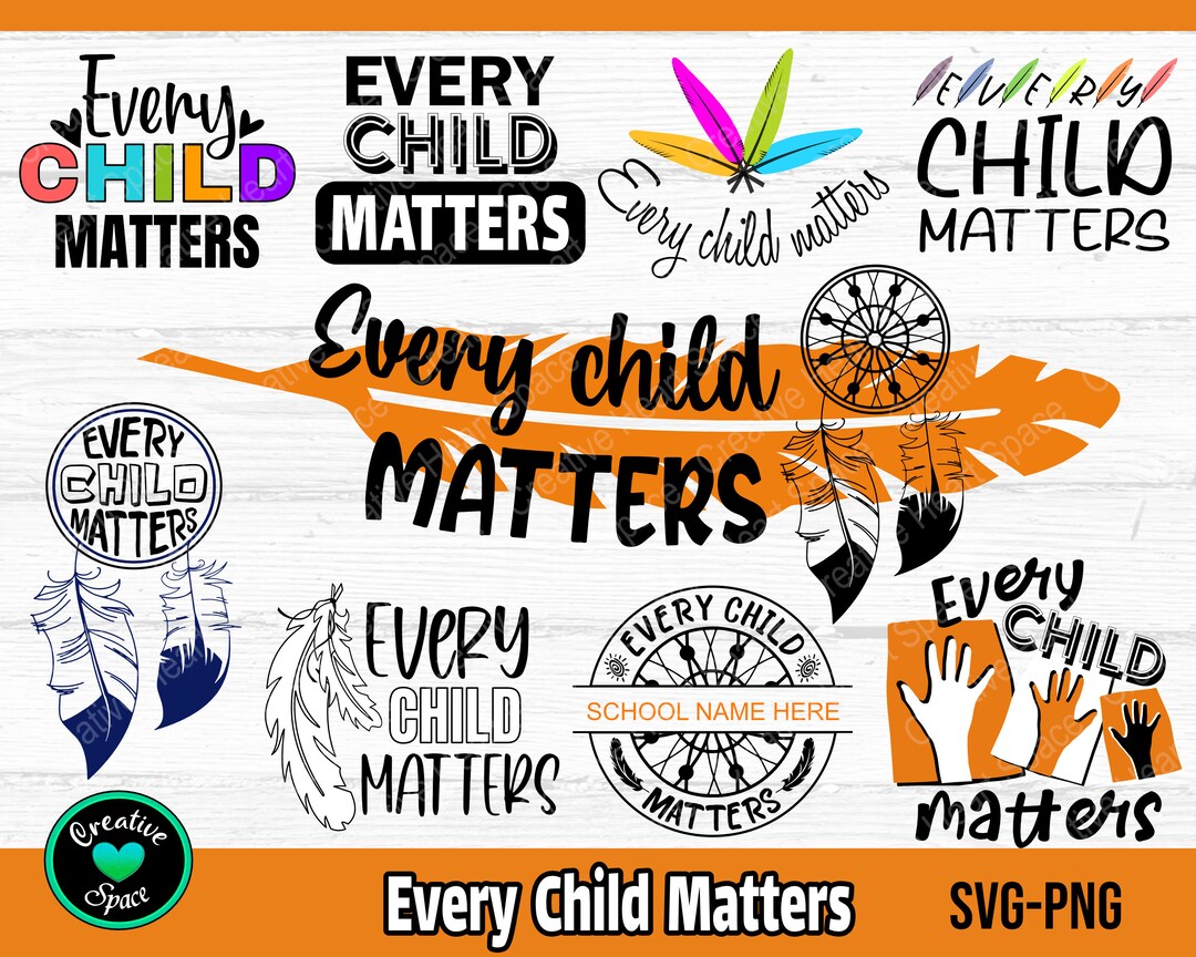 Paquete SVG Every Child Matters, SVG del día de la camisa naranja, SVG ...
