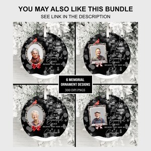 Cardinal Memorial Ornament PNG, Personalized Remembrance Ornament ...