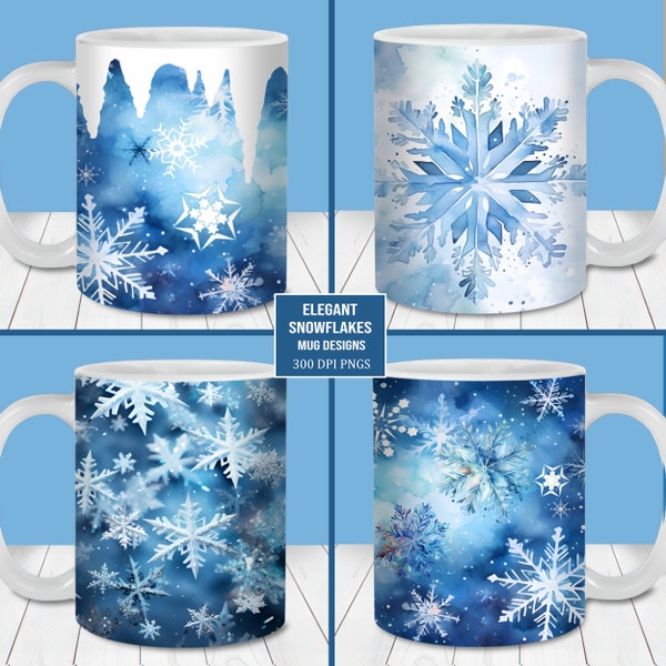 Snowflake Mug - Etsy