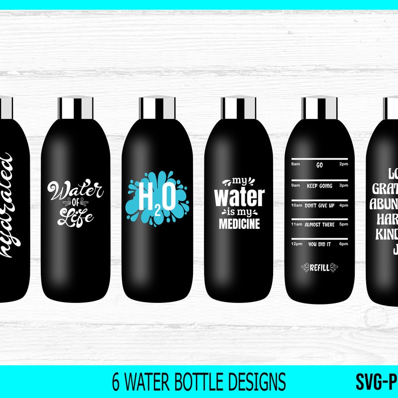 Water Bottle Svg - Etsy