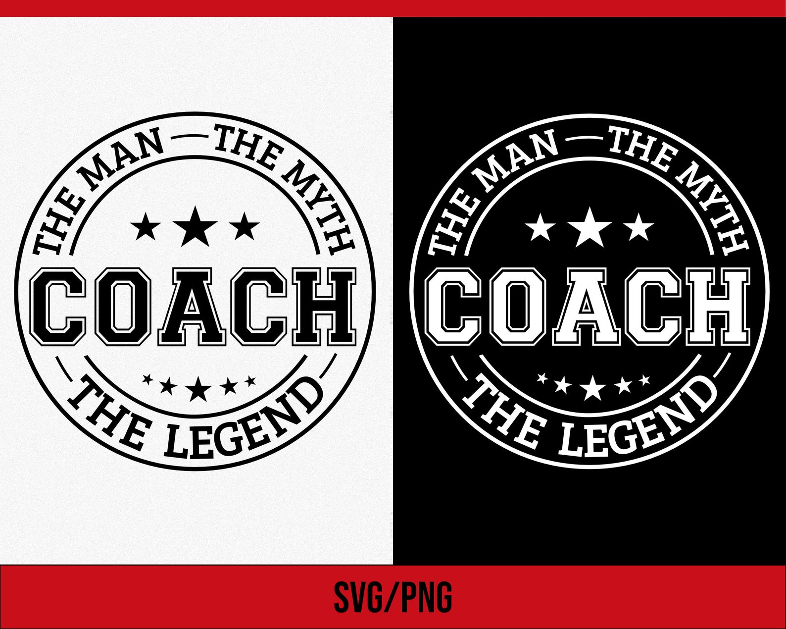 Coach the Man the Myth the Legend SVG, Coach SVG, Baseball Coach Svg ...