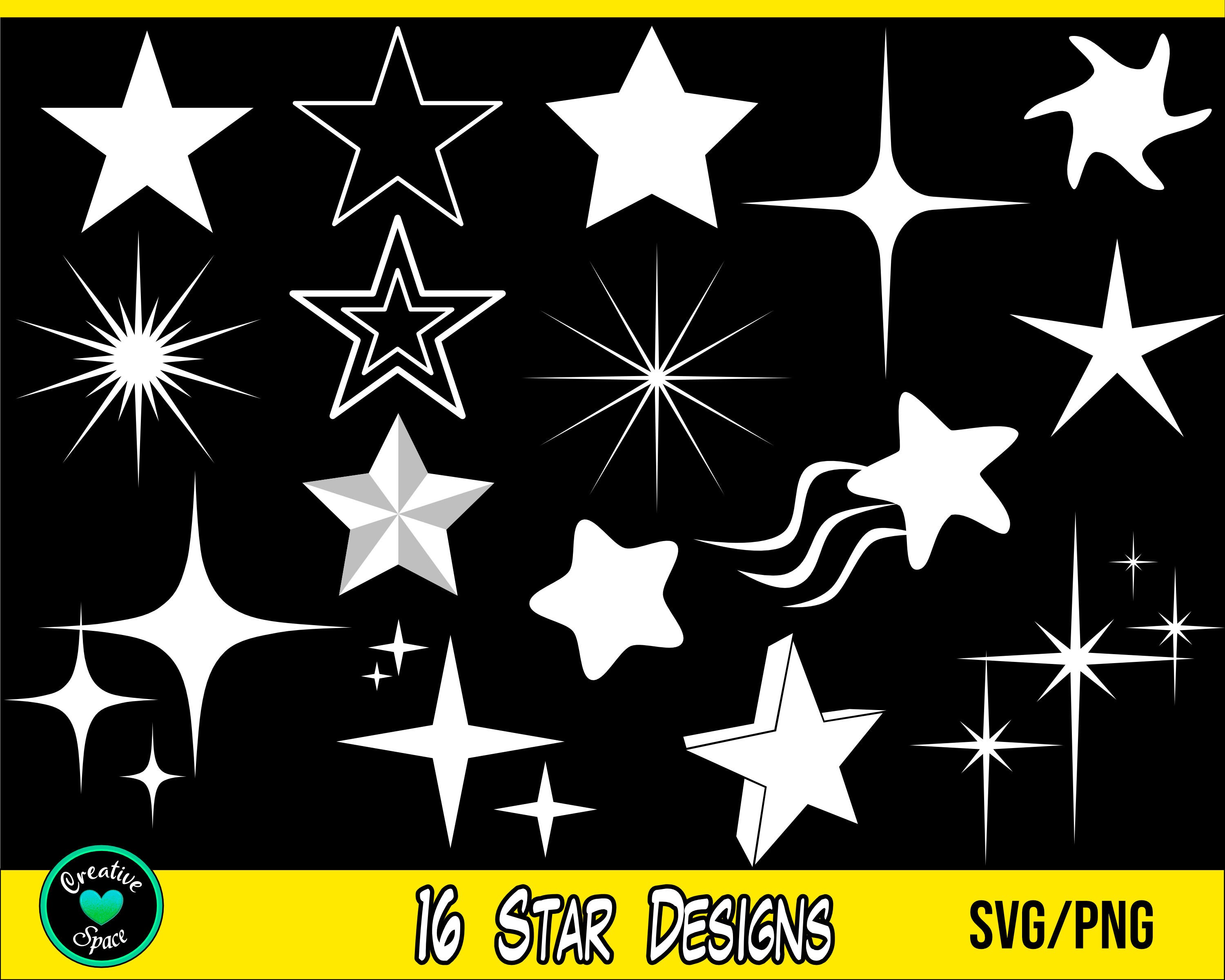 Sparkles and Stars SVG Bundle Stars SVG Star Clipart Svg - Etsy UK
