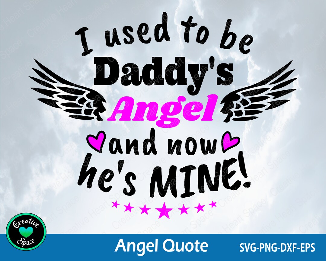 Angel Quote SVG, Memorial SVG, Remembrance Svg, Bereavement Svg, Cut ...