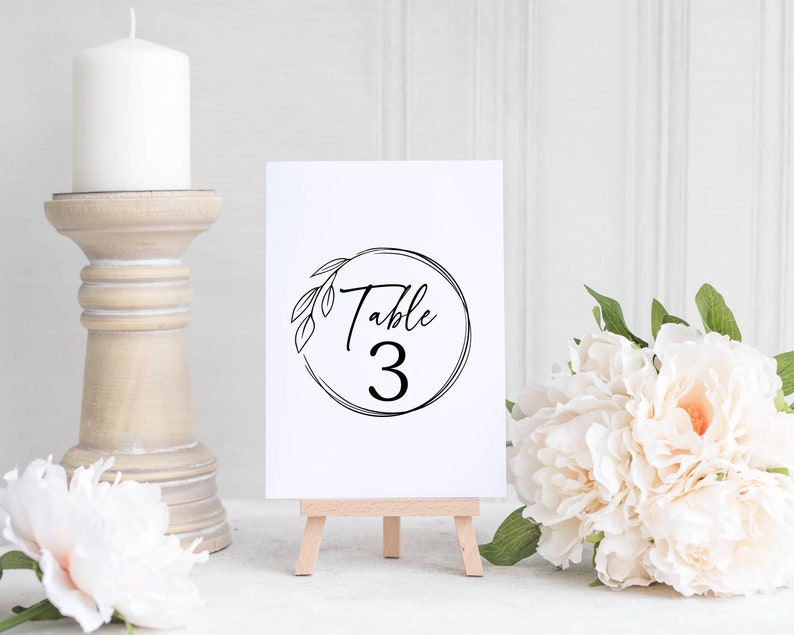 Wedding Table Numbers SVG, Wedding SVG, Wedding Sign Svg, Table Numbers ...
