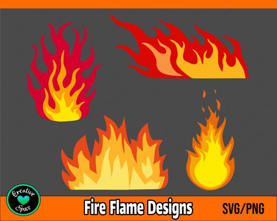 Fire Flame SVG Bundle Flame SVG Fire clipart svg Fire | Etsy