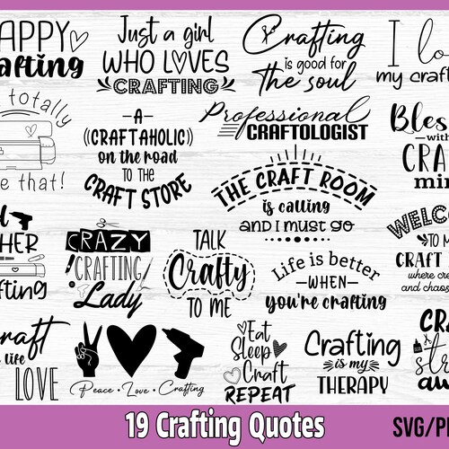 Love Heart Crafter Quote SVG Funny Crafting Shirt SVG Craft - Etsy