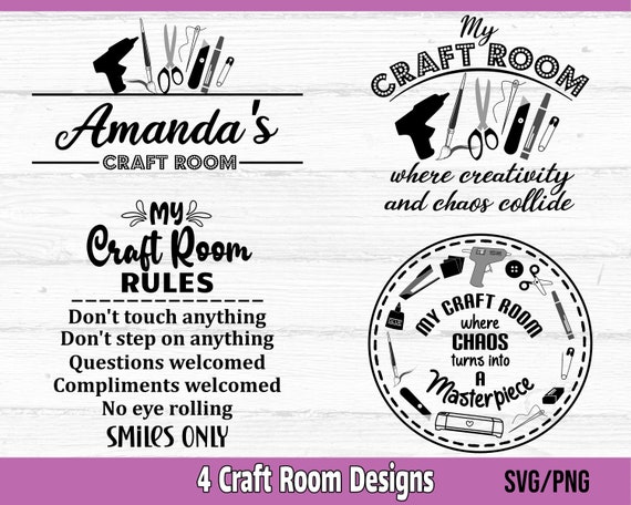Craft Room Sign SVG Bundle Craft SVG Crafting Svg Craft - Etsy Ireland