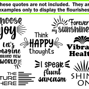 Design Elements SVG Accent SVG Flourish Svg Doodle Svg Svg - Etsy