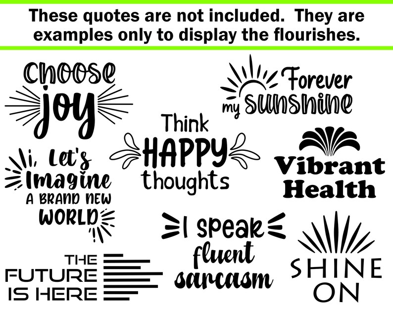 Design Elements SVG Accent SVG Flourish Svg Doodle Svg Svg - Etsy