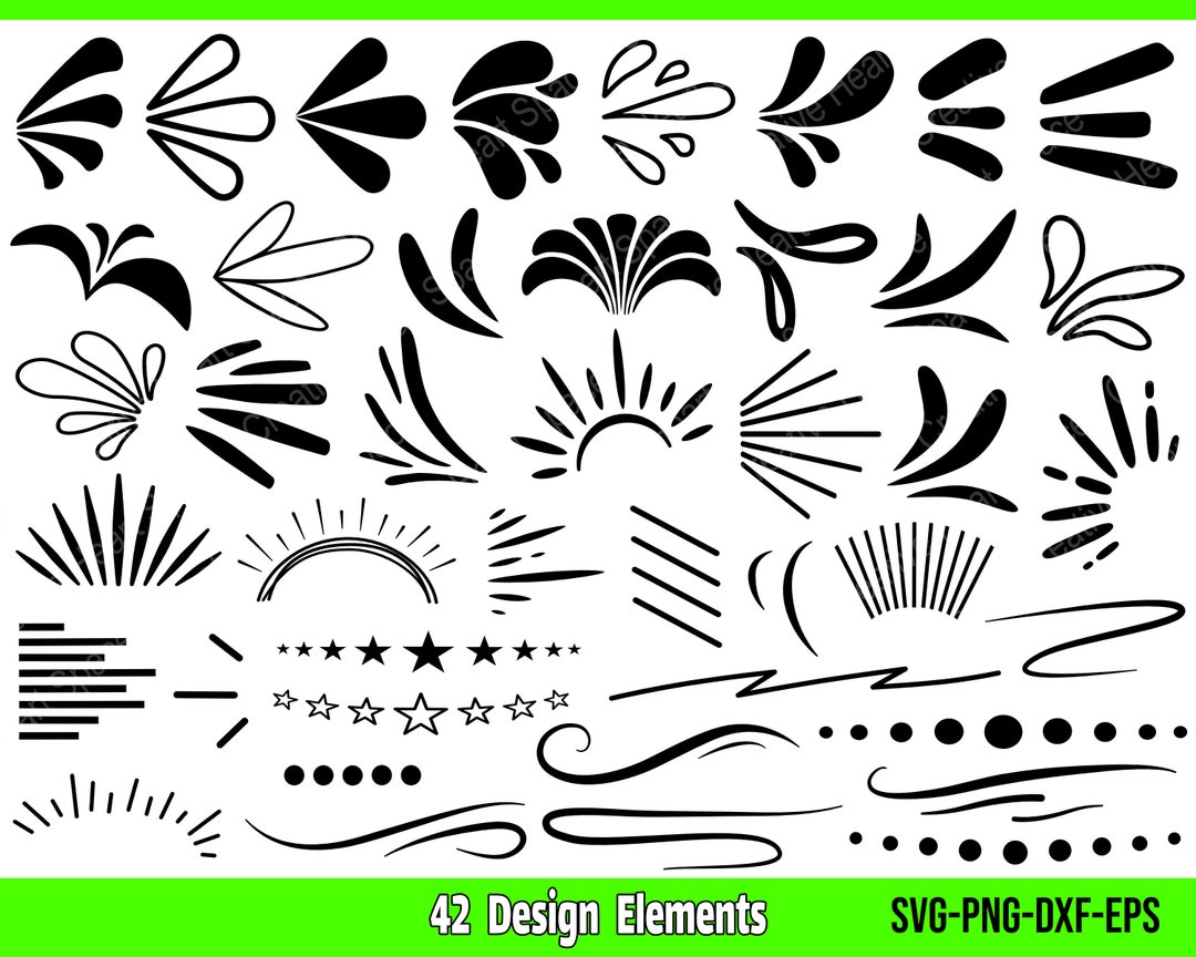 Design Elements SVG, Accent SVG, Flourish Svg, Doodle Svg, Svg Files ...