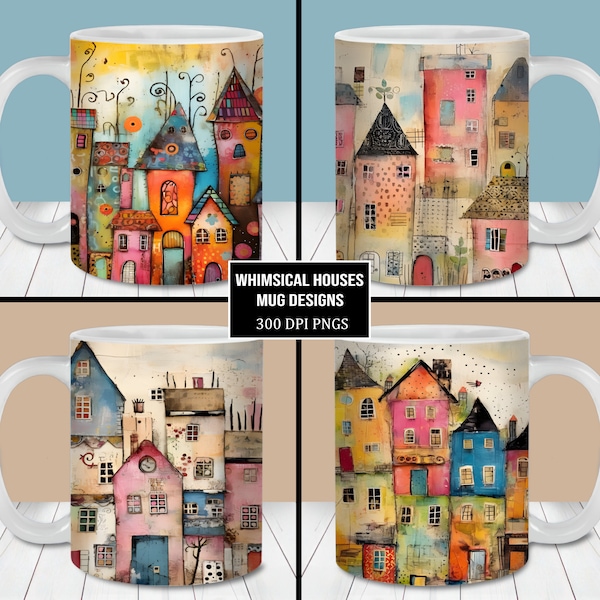 Whimsical Mug - Etsy