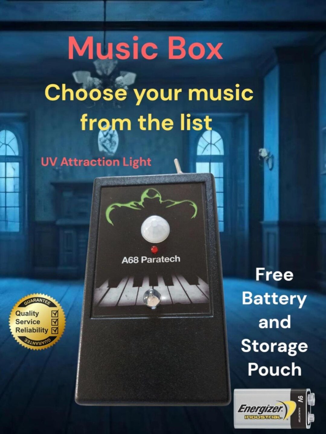 A68 Ghost Hunting Melody Motion Sensor, Paranormal Investigation ...