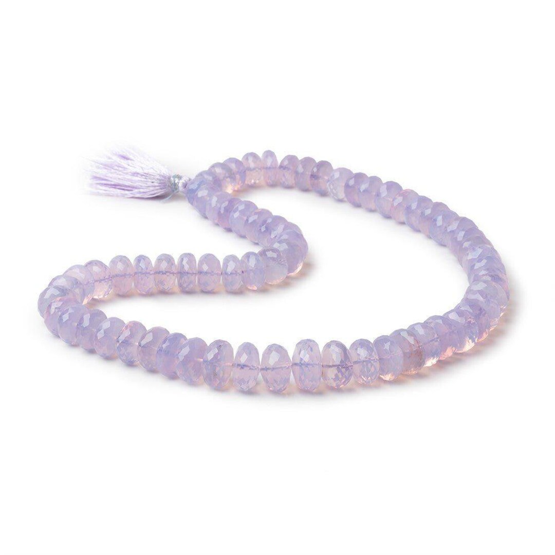 Lavender Quartz Faceted Rondelle Beads, Lavender Quartz Beads, Quartz ...
