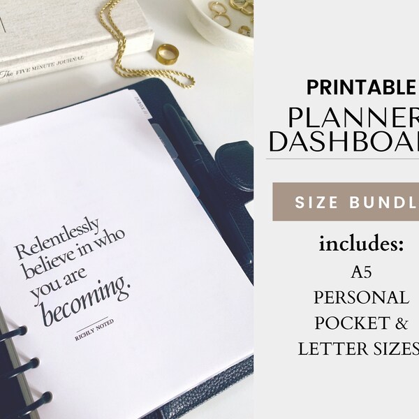 Planner Inserts Printable A5 - Etsy