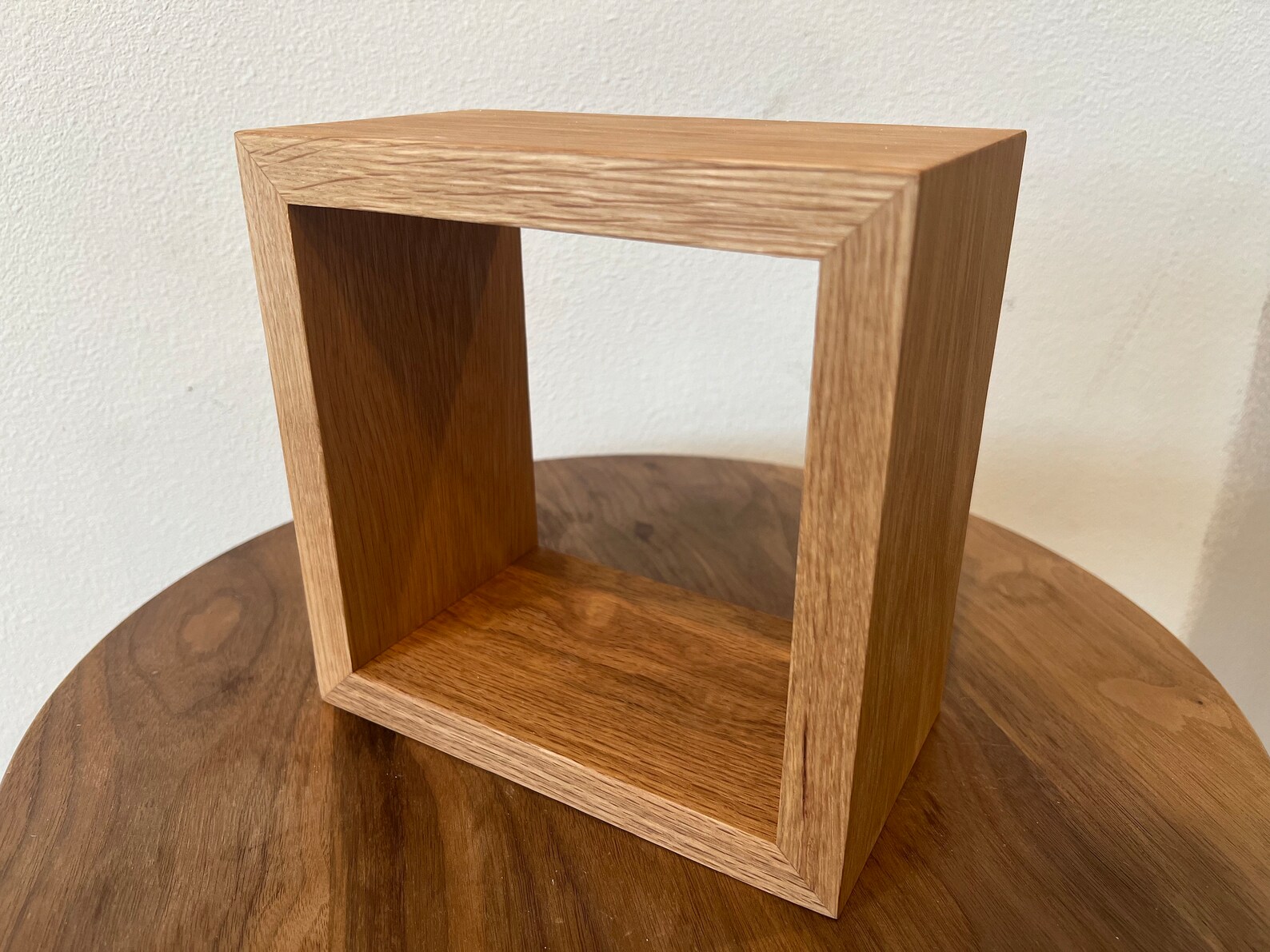 Floating Cube Shelves Wood Display Shelf Walnut, Maple, Cherry, White ...