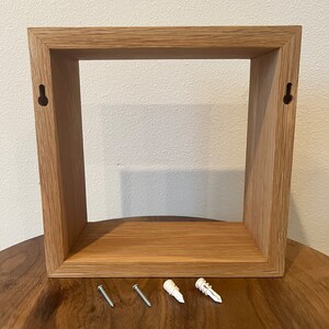 Floating Cube Bookshelves | Wood Book Display and Storage | Walnut ...