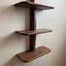 Spine Shelf A Tiered Floating Bookshelf Walnut, Maple, Cherry, White ...