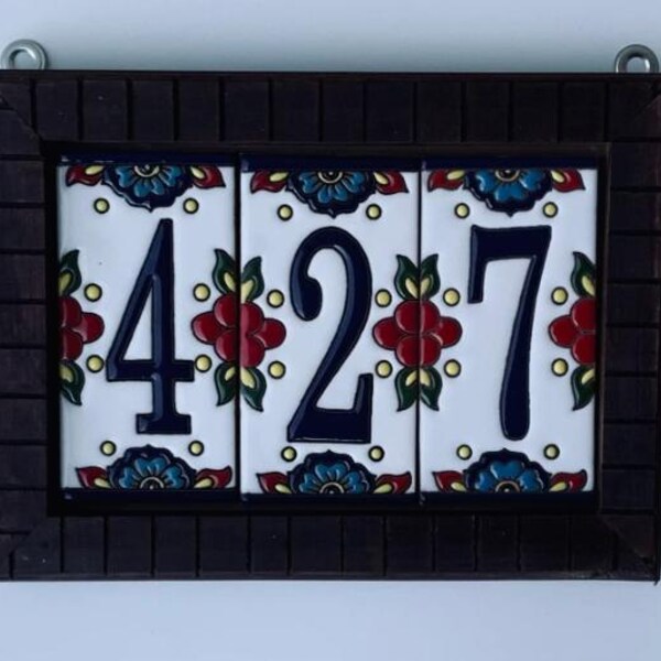 Mexican Tile Numbers - Etsy