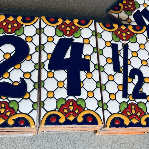 House Numbers Address Signs Ceramic Tile - Etsy