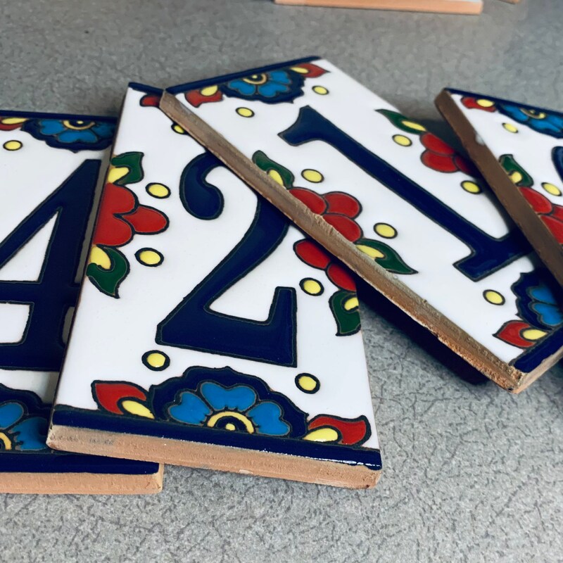 Tile House Numbers - Etsy