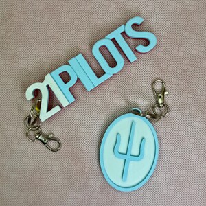 3D Printed Twenty One Pilots Keychain: Clancy & Trench Fan Gift - Etsy
