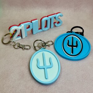 3D Printed Twenty One Pilots Keychain: Clancy & Trench Fan Gift - Etsy