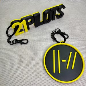 3D Printed Twenty One Pilots Keychain: Clancy & Trench Fan Gift - Etsy