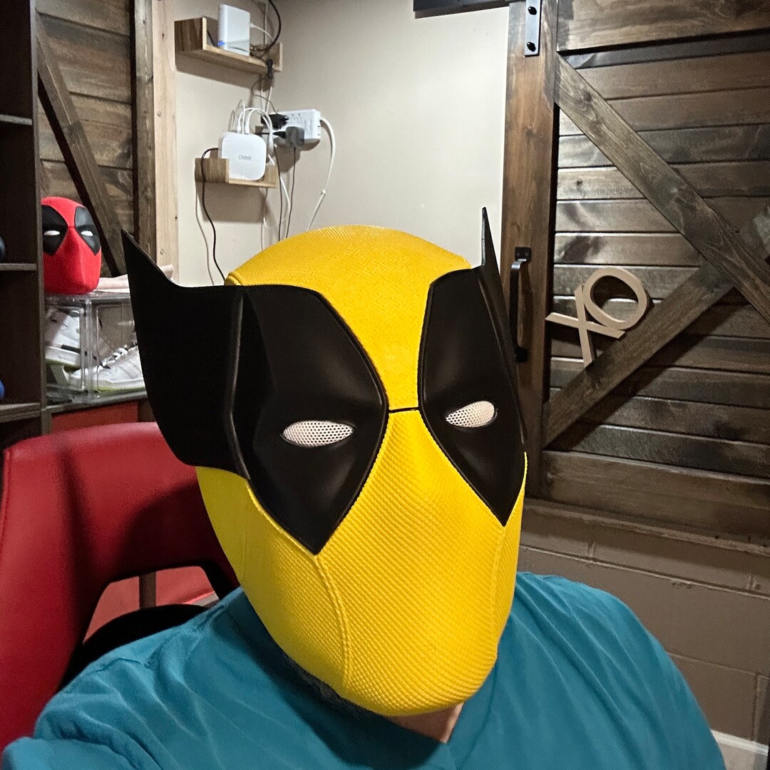 Deadpool/wolverine Mashup Mask/helmet the Poolverine - Etsy