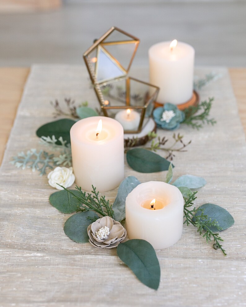 Loose Faux Greenery and Flower Bundle Holiday Table Decor - Etsy