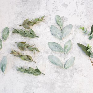 Loose Greenery Bundle | Toss Petal Greenery Leaves | Table Styling ...