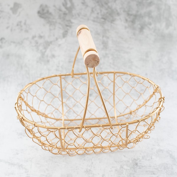 Small Metal Basket - Etsy