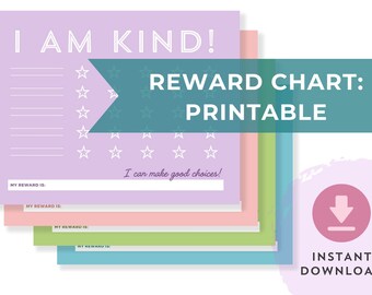 Personalised Reward Chart for Kids - Etsy