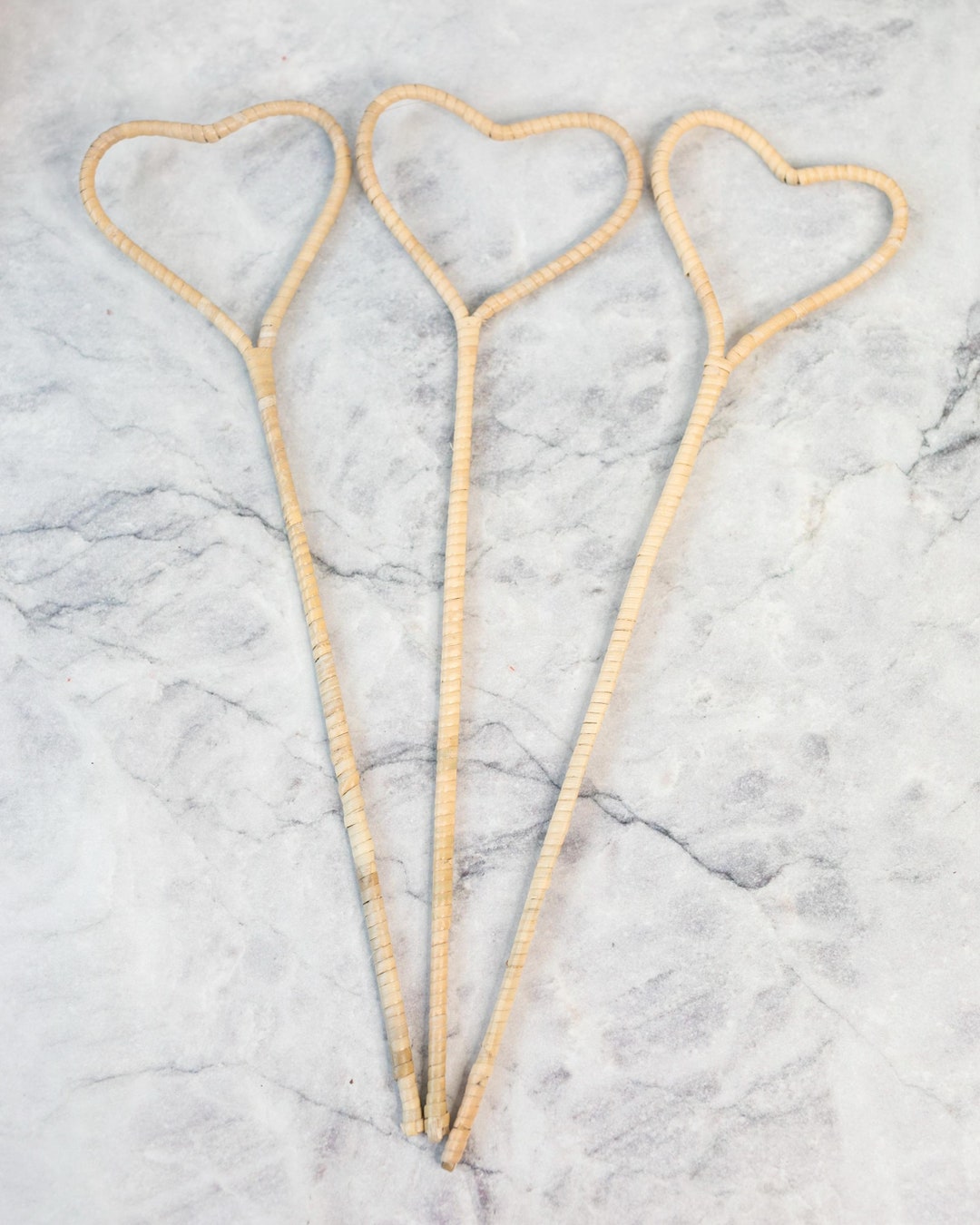 Rattan Heart Wand | Flower Girl Wedding, Fairy Costume Accessory - Etsy