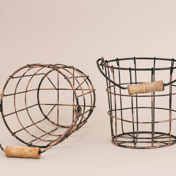 Small Metal Basket - Etsy