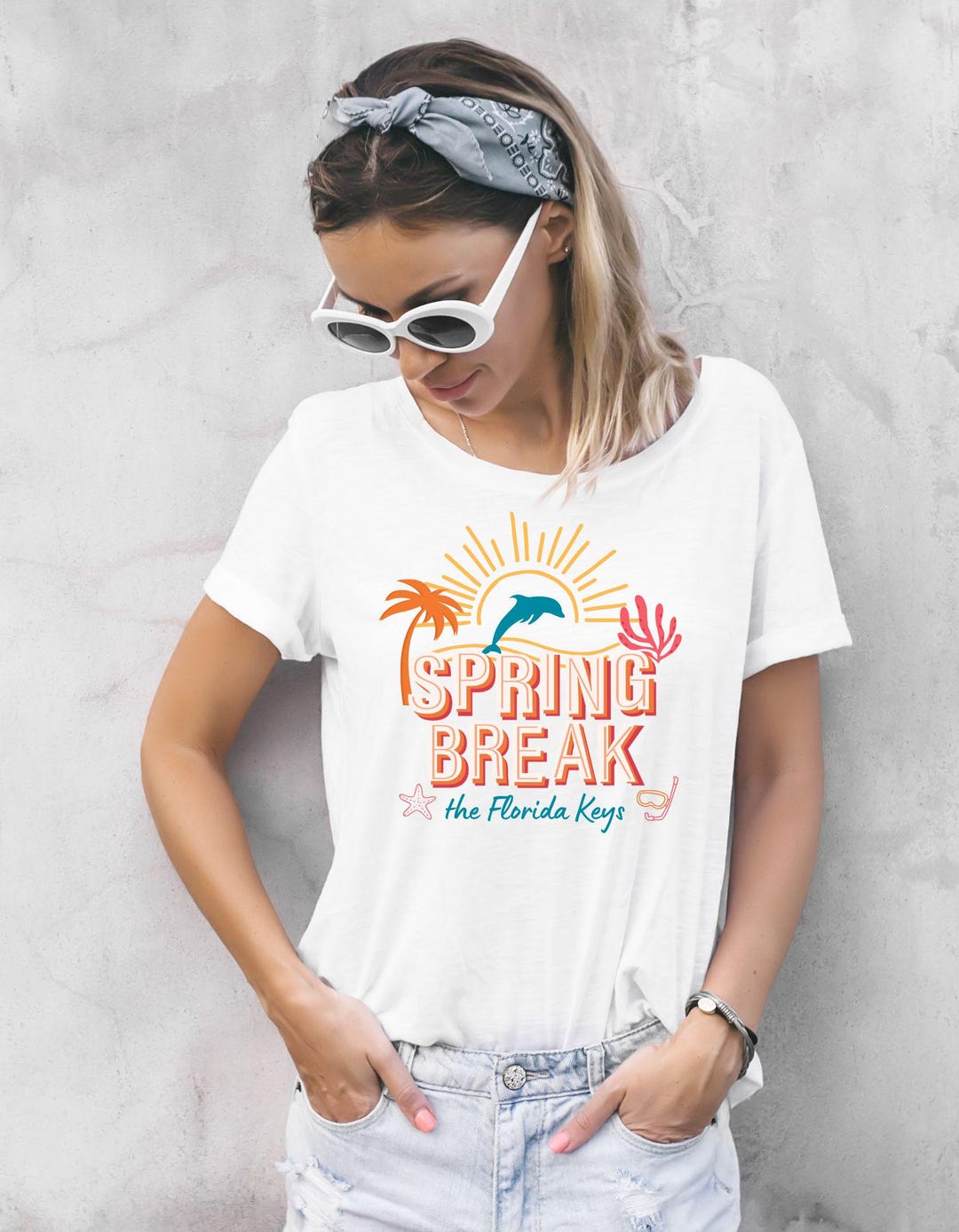 Florida Keys Spring Break T-shirt Design: Family Vacation PNG SVG ...