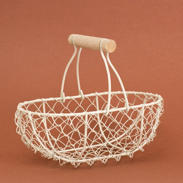White Basket - Etsy