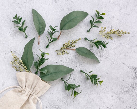 Loose Greenery Bundle Toss Petal Greenery Leaves Table - Etsy