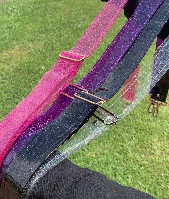 Clear Glitter Jelly Purse Strap - Etsy